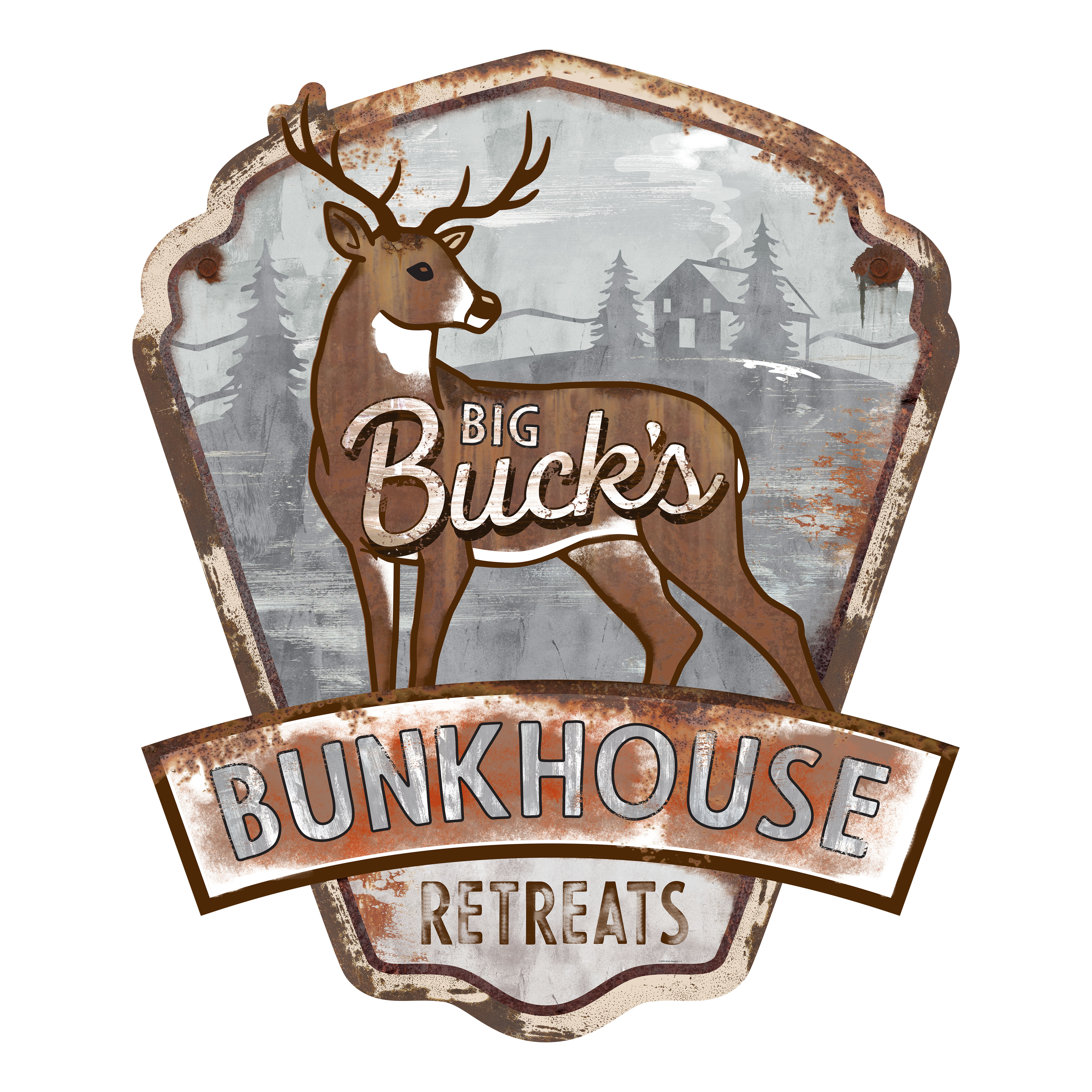 Open Road Brands Big Buck's Tin Sign | Cabela's